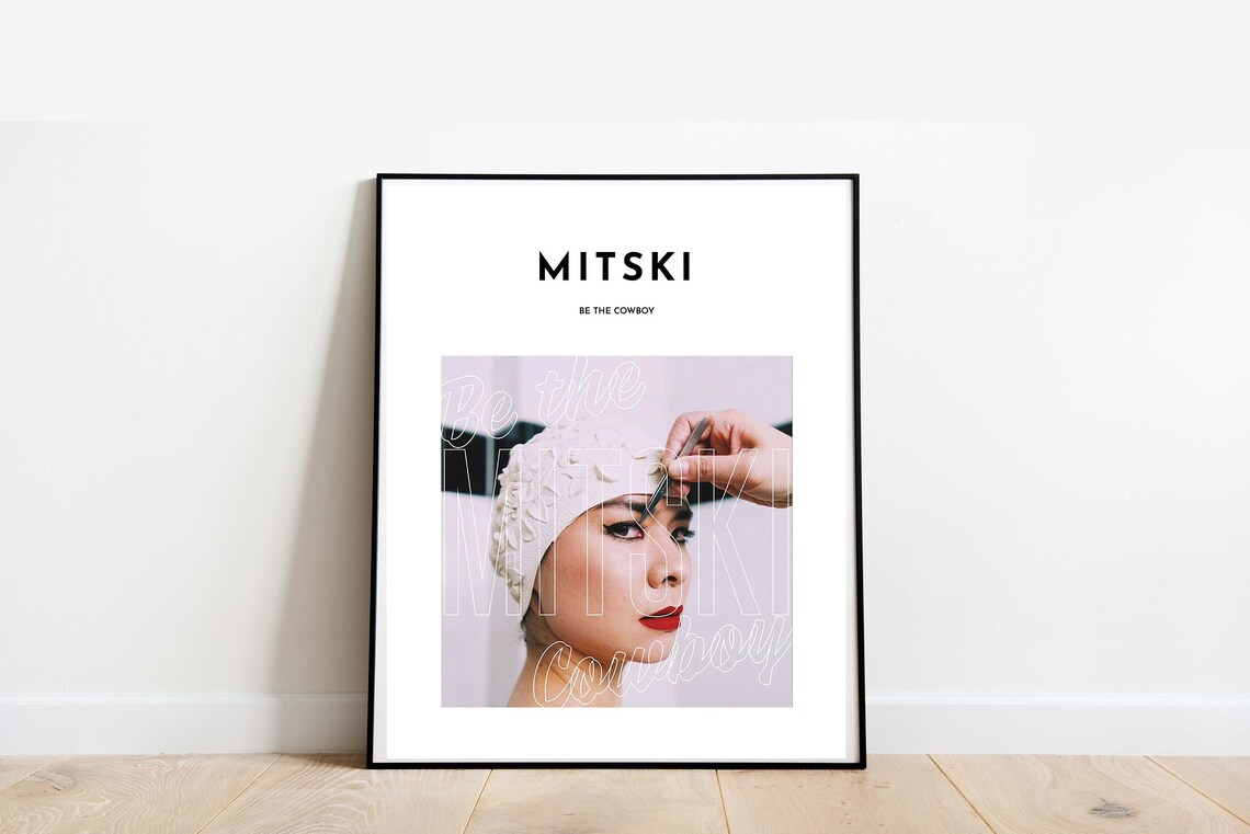 Printable Mitski Be the Cowboy Album Inspired Art Print Mitski Music ...