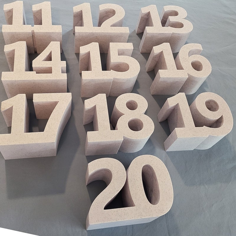 3d Numbers - Etsy