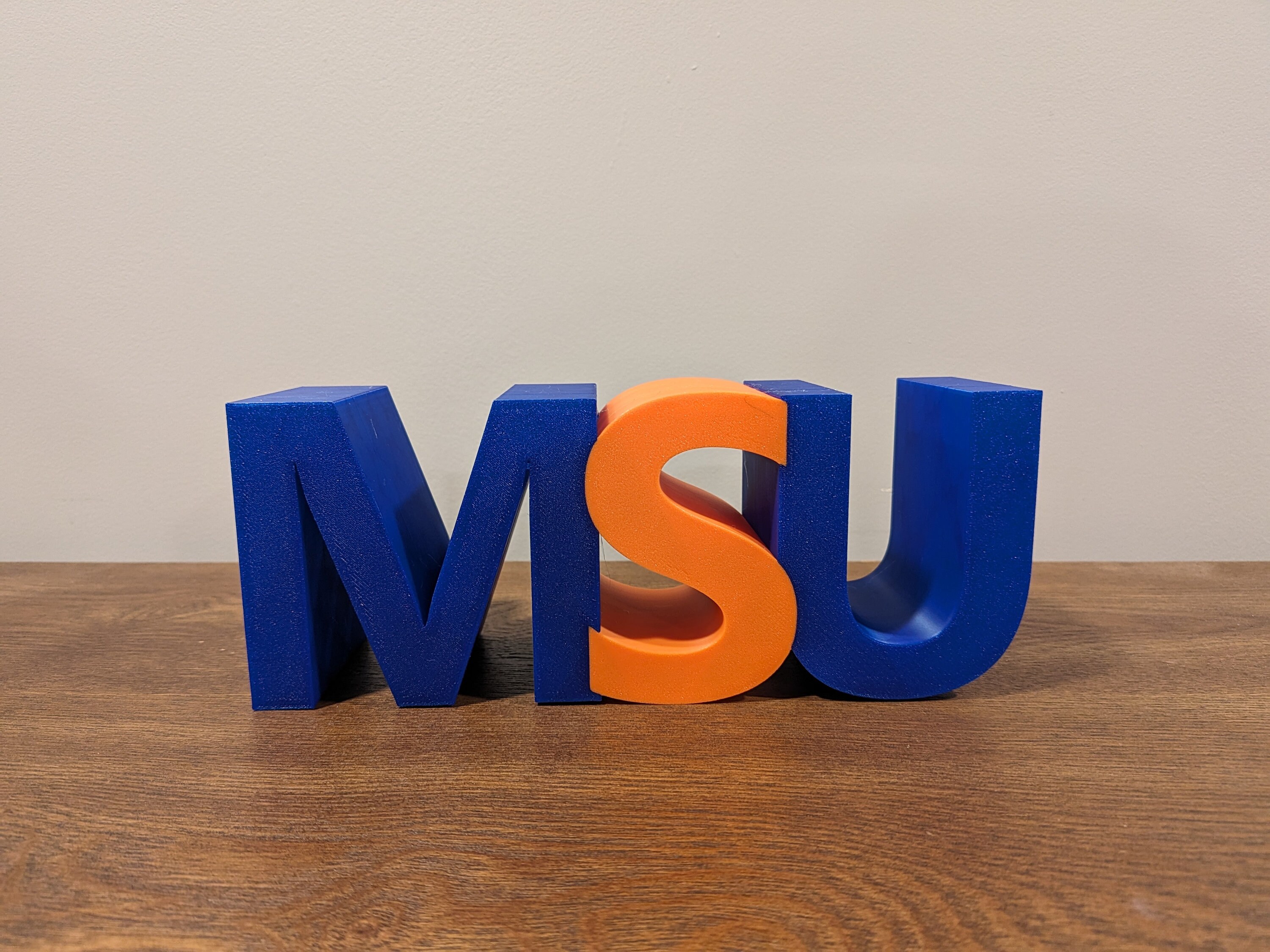 Custom Sign | 3D Printed Initials | 3D Patterned Letters | Customizable ...