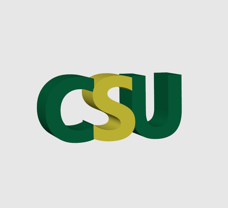 Custom Sign | 3D Printed Initials | 3D Patterned Letters | Customizable ...