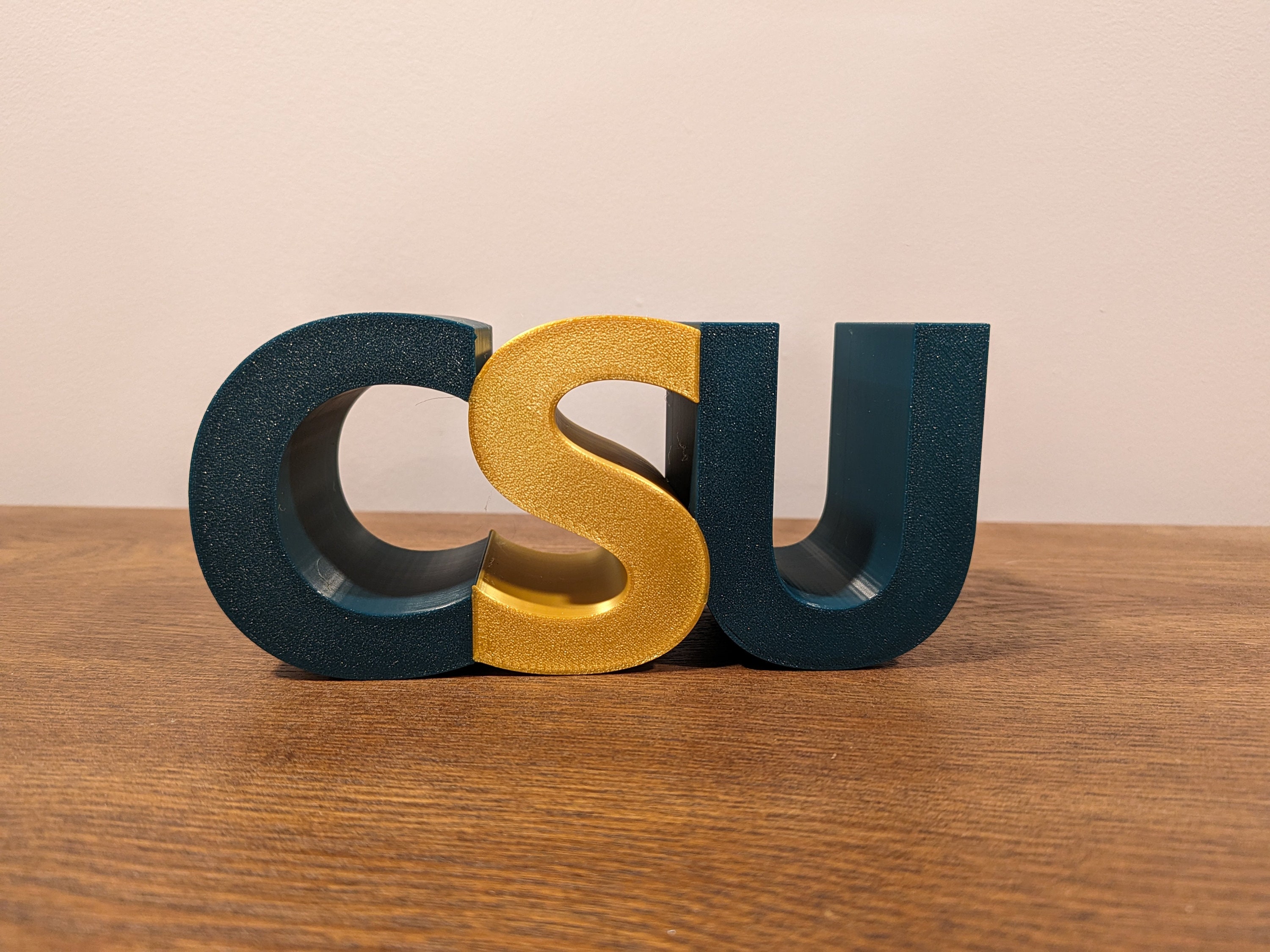 Custom Sign | 3D Printed Initials | 3D Patterned Letters | Customizable ...