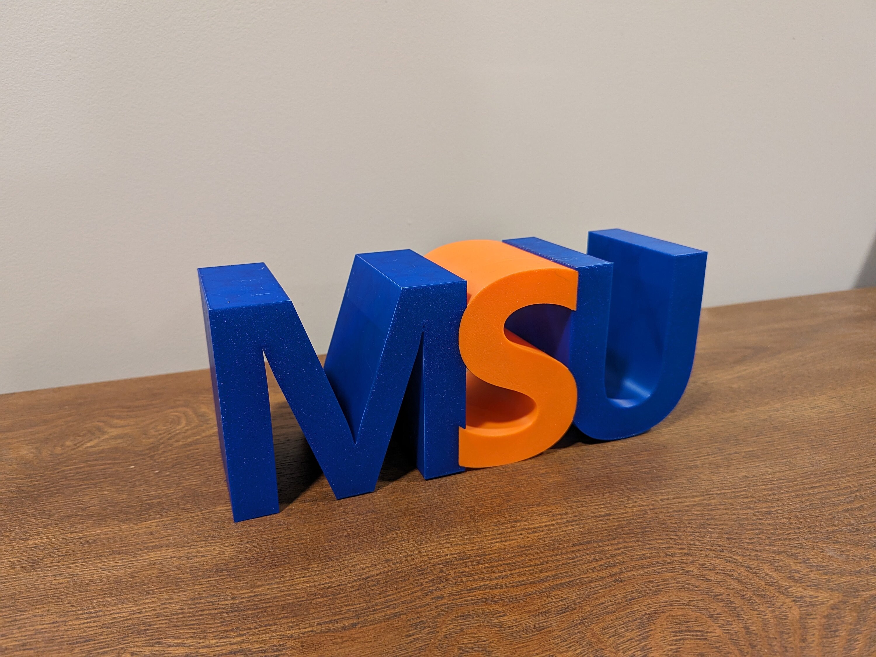Custom Sign | 3D Printed Initials | 3D Patterned Letters | Customizable ...