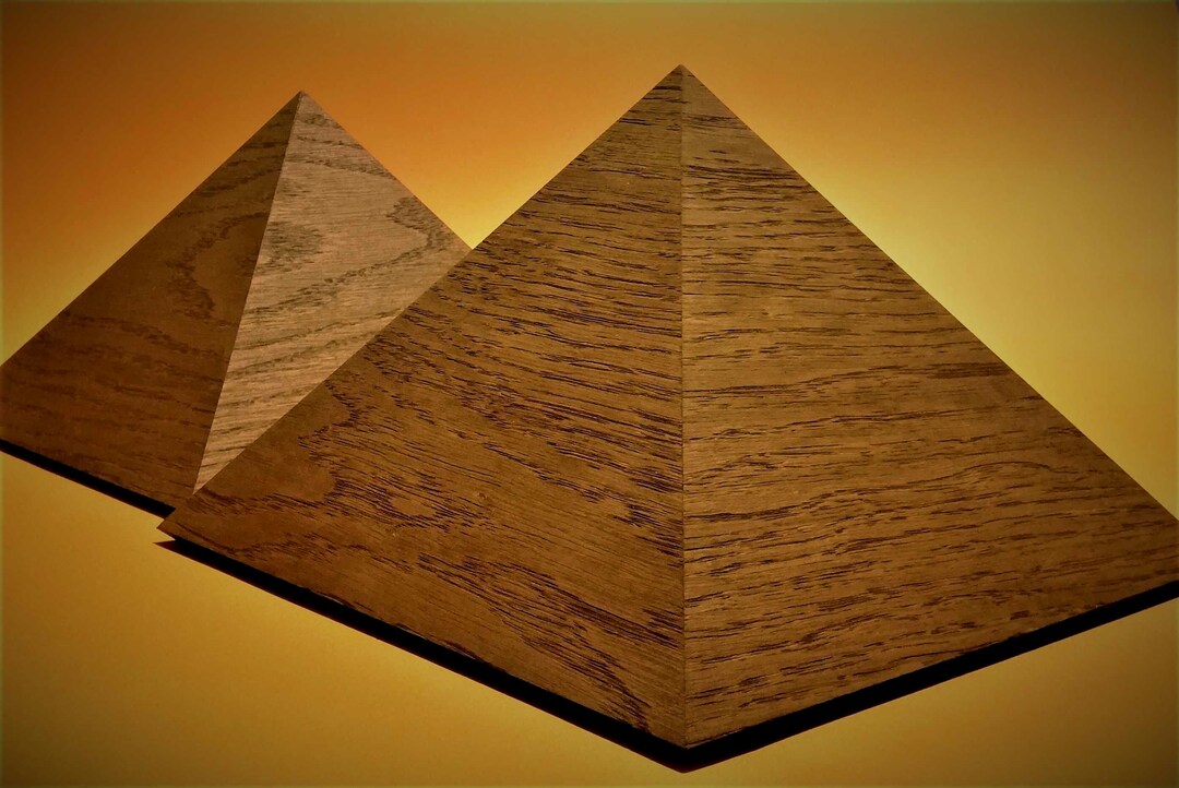 Energy Wooden Pyramid, Spiritually-inspired Home Décor, Handcrafted ...
