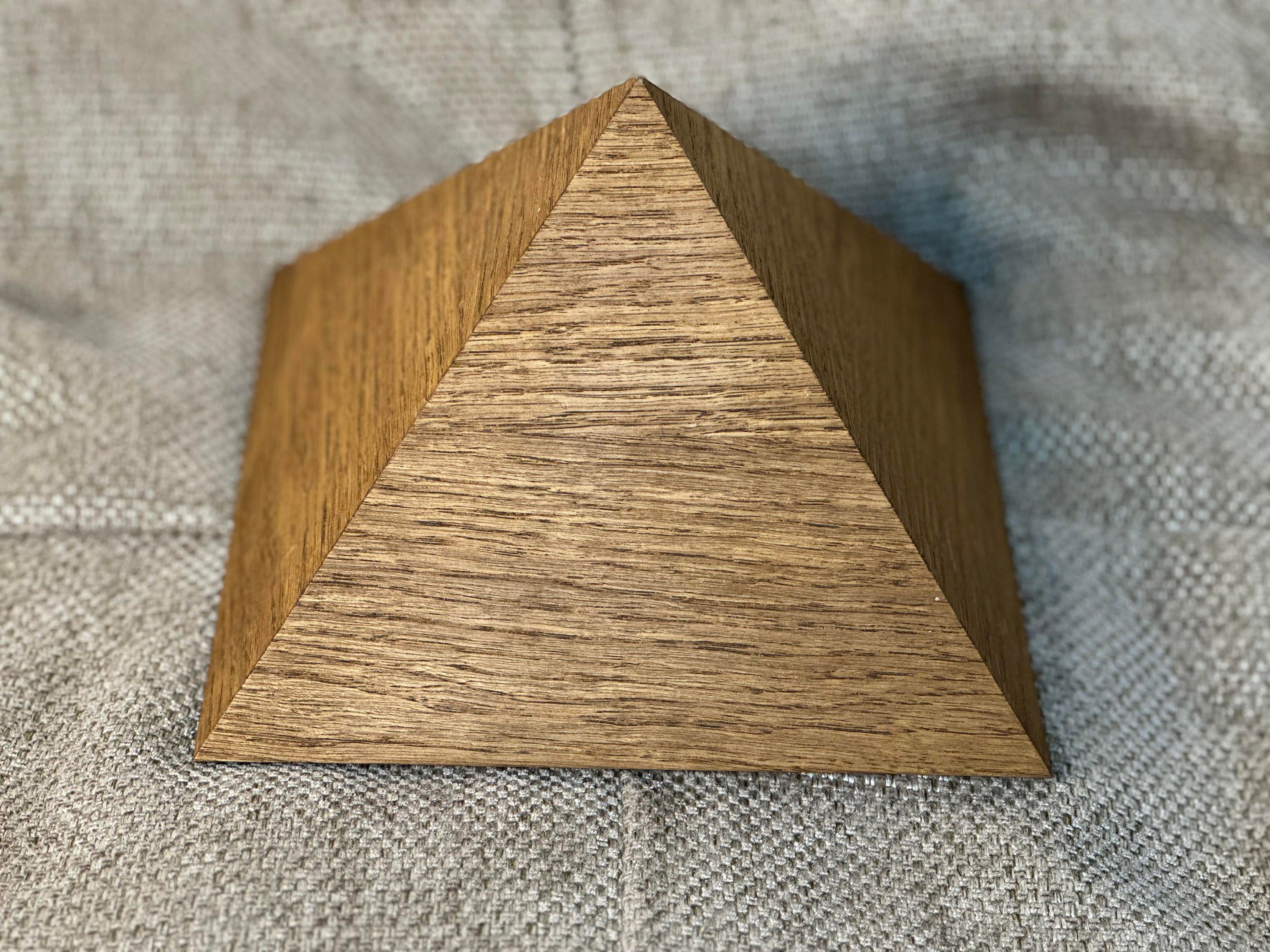 Energy Wooden Pyramid, Spiritually-inspired Home Décor, Handcrafted ...