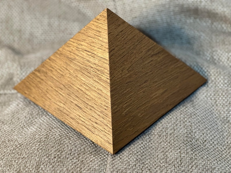 Energy Wooden Pyramid, Spiritually-inspired Home Décor, Handcrafted ...