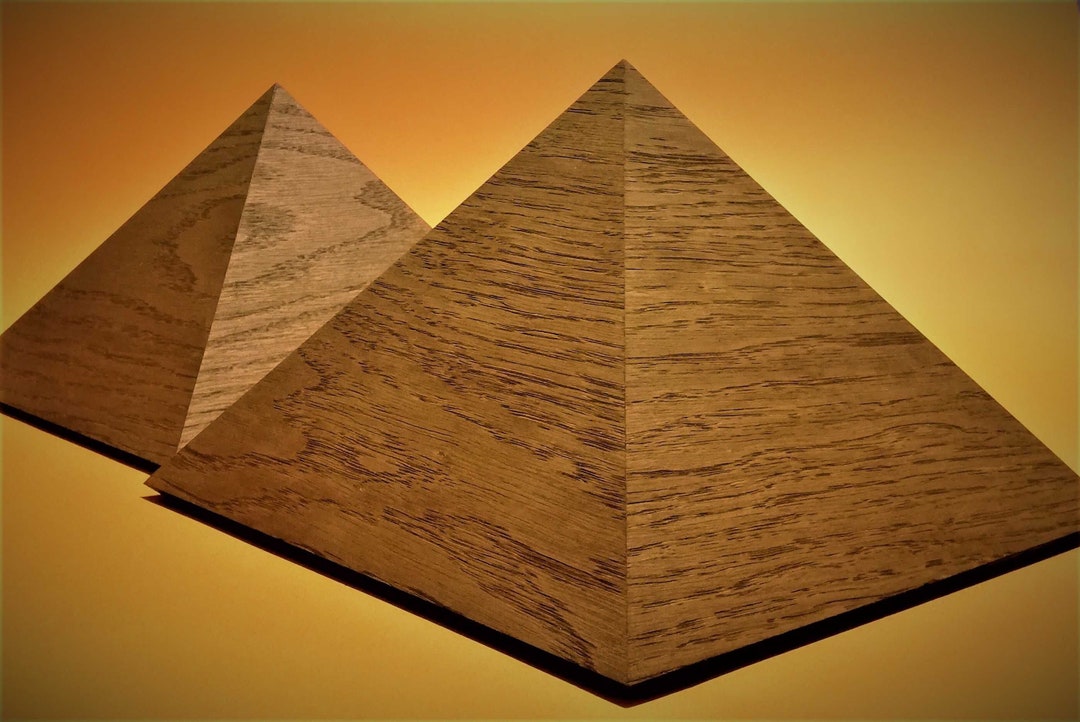Energy Wooden Pyramid, Spiritually-inspired Home Décor, Handcrafted ...