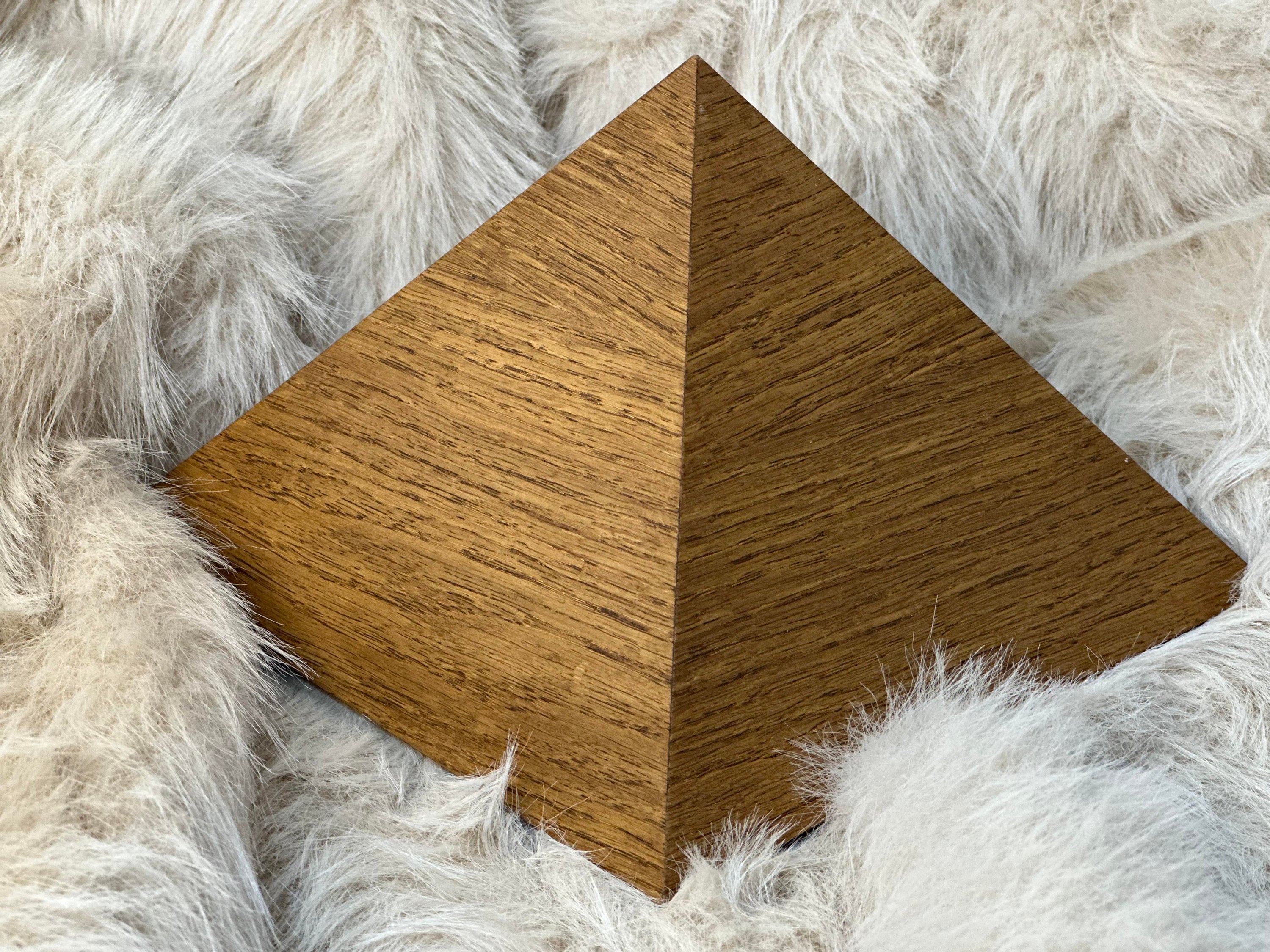 Energy Wooden Pyramid, Spiritually-inspired Home Décor, Handcrafted ...