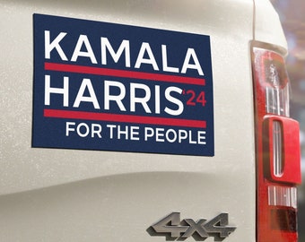 Kamala Harris Car Magnet, Bumper Sticker, 47, Magnetic for Cars, Madam ...