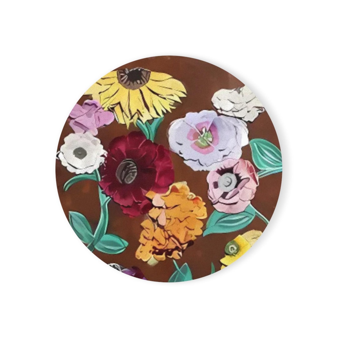 Swifty Coaster Surprise Piano Design: Cork Back Coaster Gift - Etsy