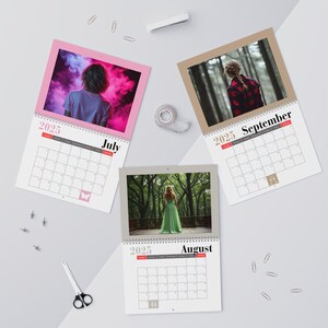 Swiftie 2025 Calendar Printable PDF Eras Merch Wall Calender PNG Gift ...