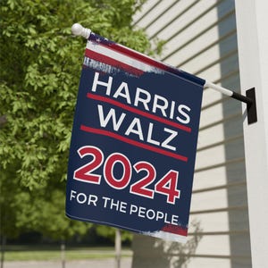 Harris Walz Flag Yard Garden Kamala for the People Election 2024 Vote ...