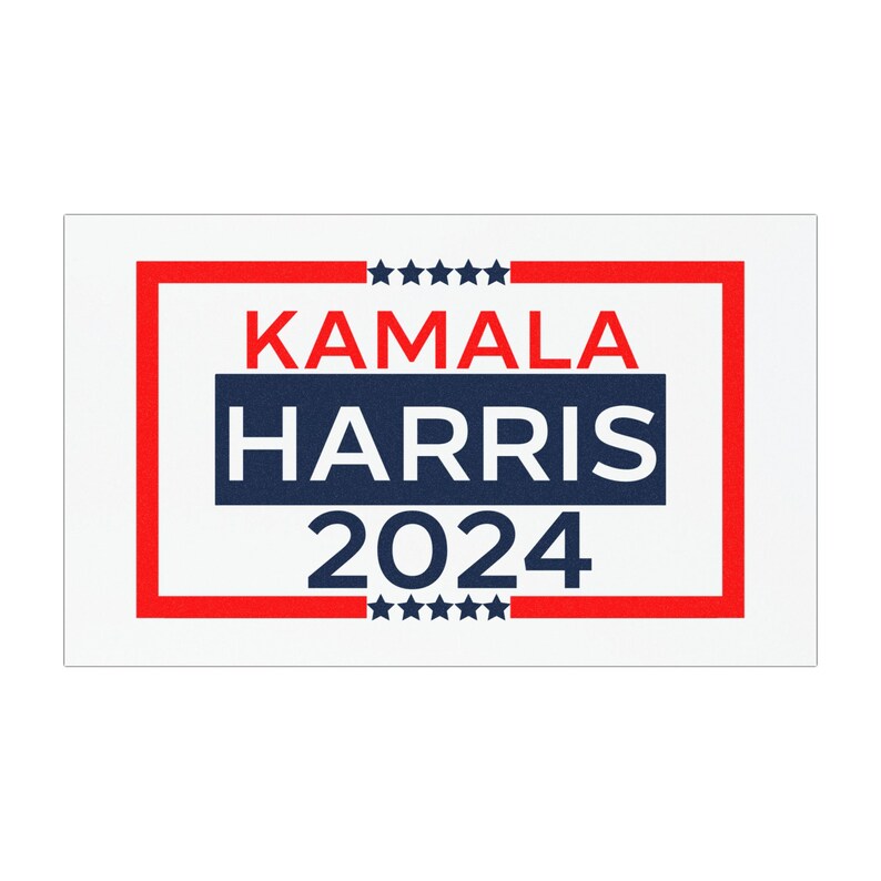 Kamala Harris Car Magnet, Bumper Sticker, Madam President 2024 for the ...