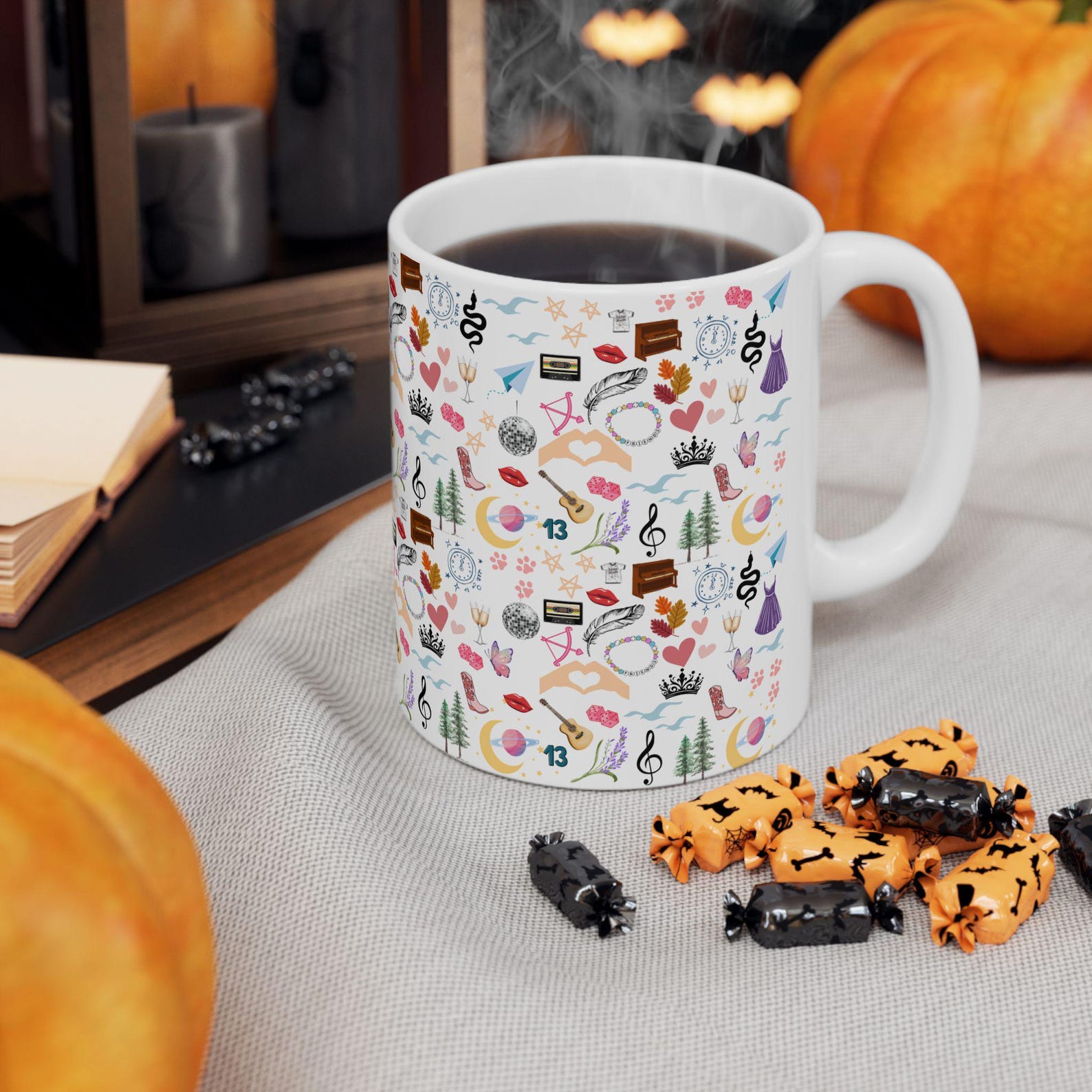 Swifty Eras Coffee Mug: Taylor Fan Gift, Ceramic Cup - Etsy