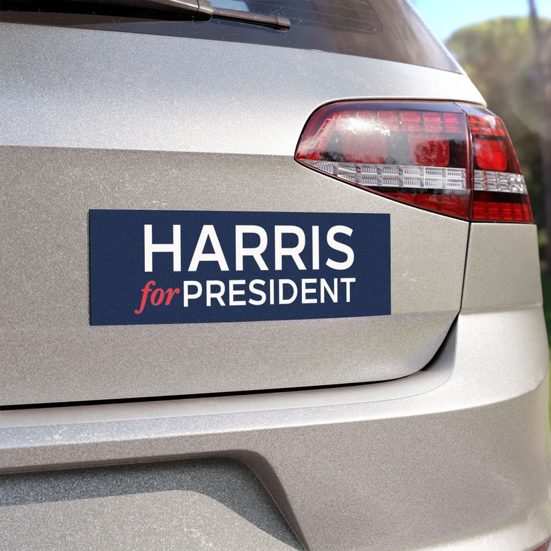 Kamala Harris Car Magnet for President Bumper Sticker Madam President ...