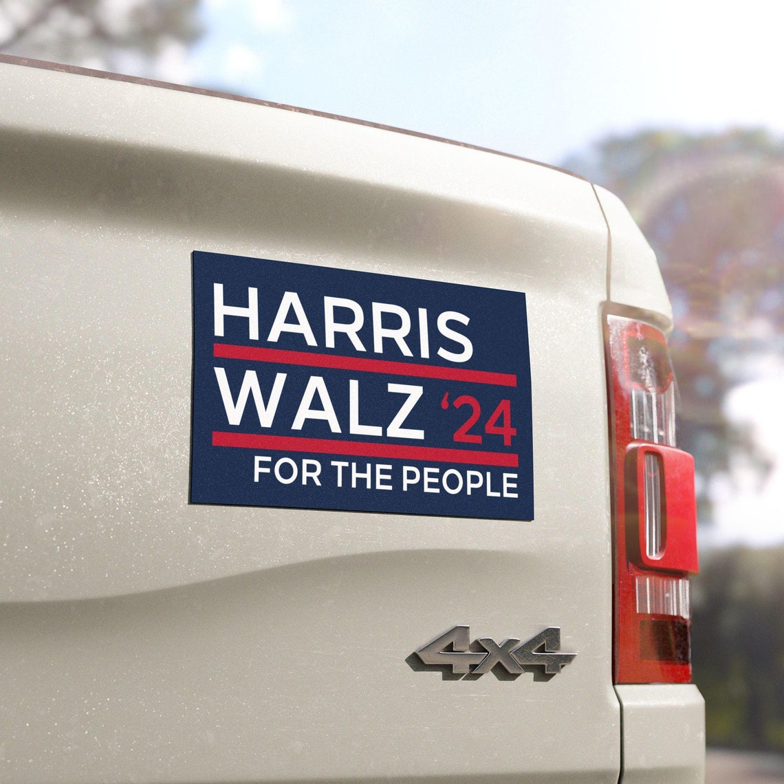 Harris Walz Car Magnet Kamala Bumper Sticker for the People Madam ...