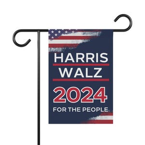 Harris Walz Flag Yard Garden Kamala for the People Election 2024 Vote ...