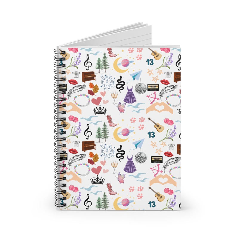Swiftie Journal Spiral Notebook Eras Tour Inspired Swifty Stocking ...