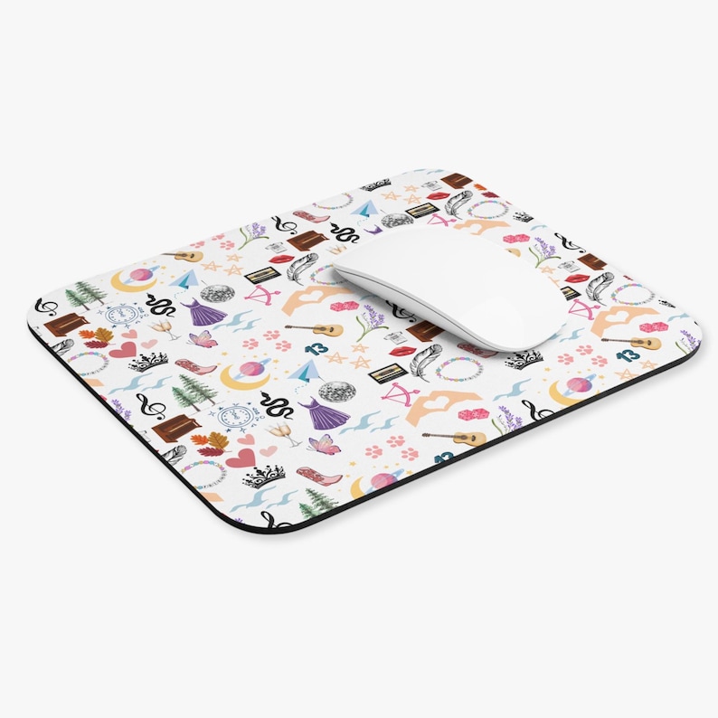 Swifty Mouse Pad Eras Icons Gift for Taylor Fan Mousepad Swifty Teens ...