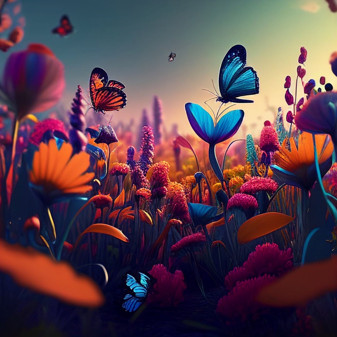 Butterfly Art Nature Print Inspirational Art for Kids - Etsy