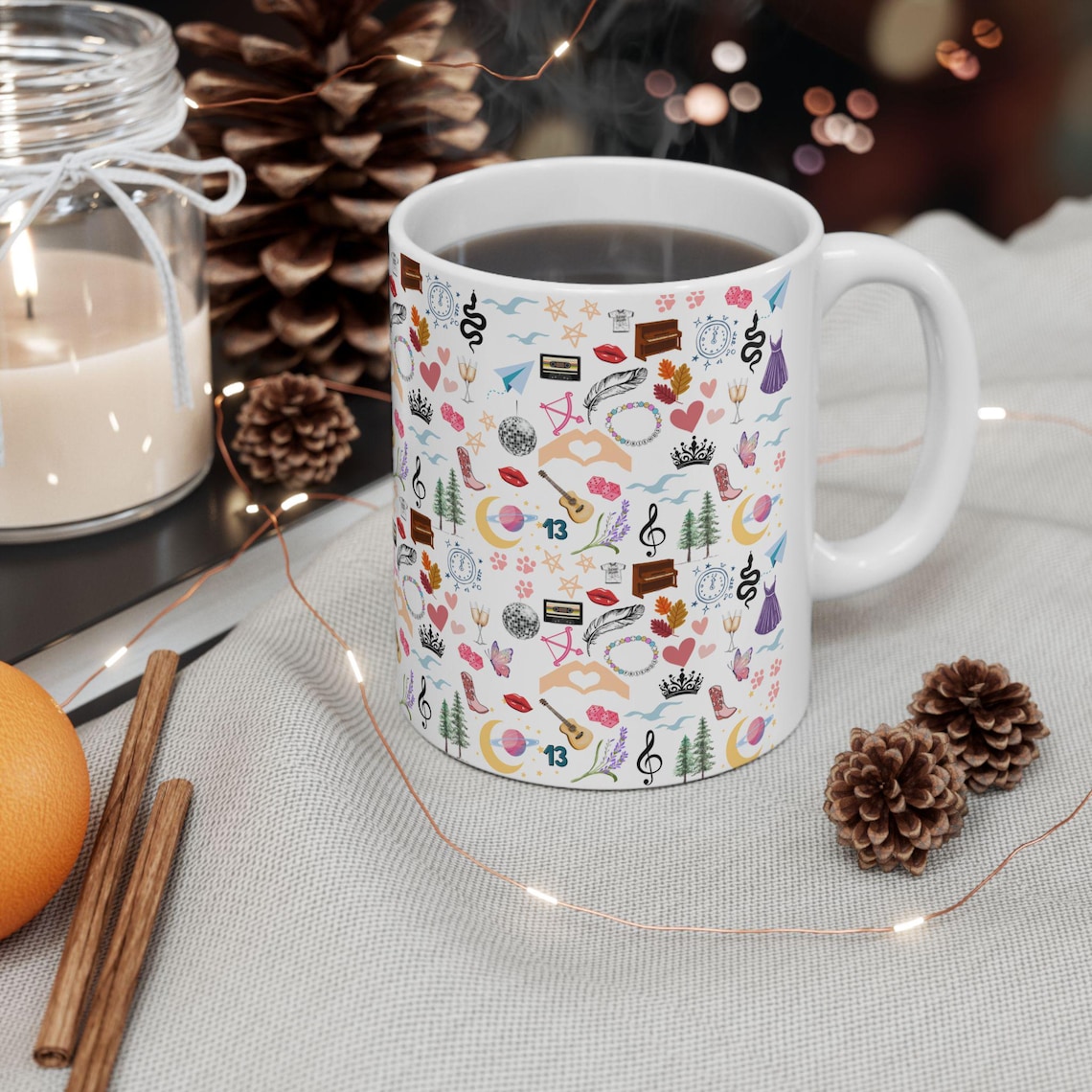 Swifty Eras Coffee Mug: Taylor Fan Gift, Ceramic Cup - Etsy