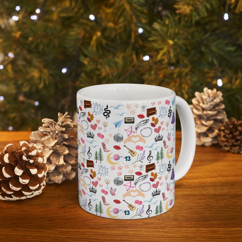 Swifty Eras Coffee Mug: Taylor Fan Gift, Ceramic Cup - Etsy