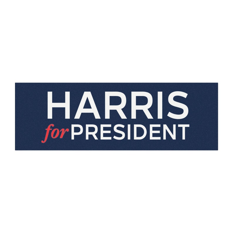 Kamala Harris Car Magnet for President Bumper Sticker Madam President ...