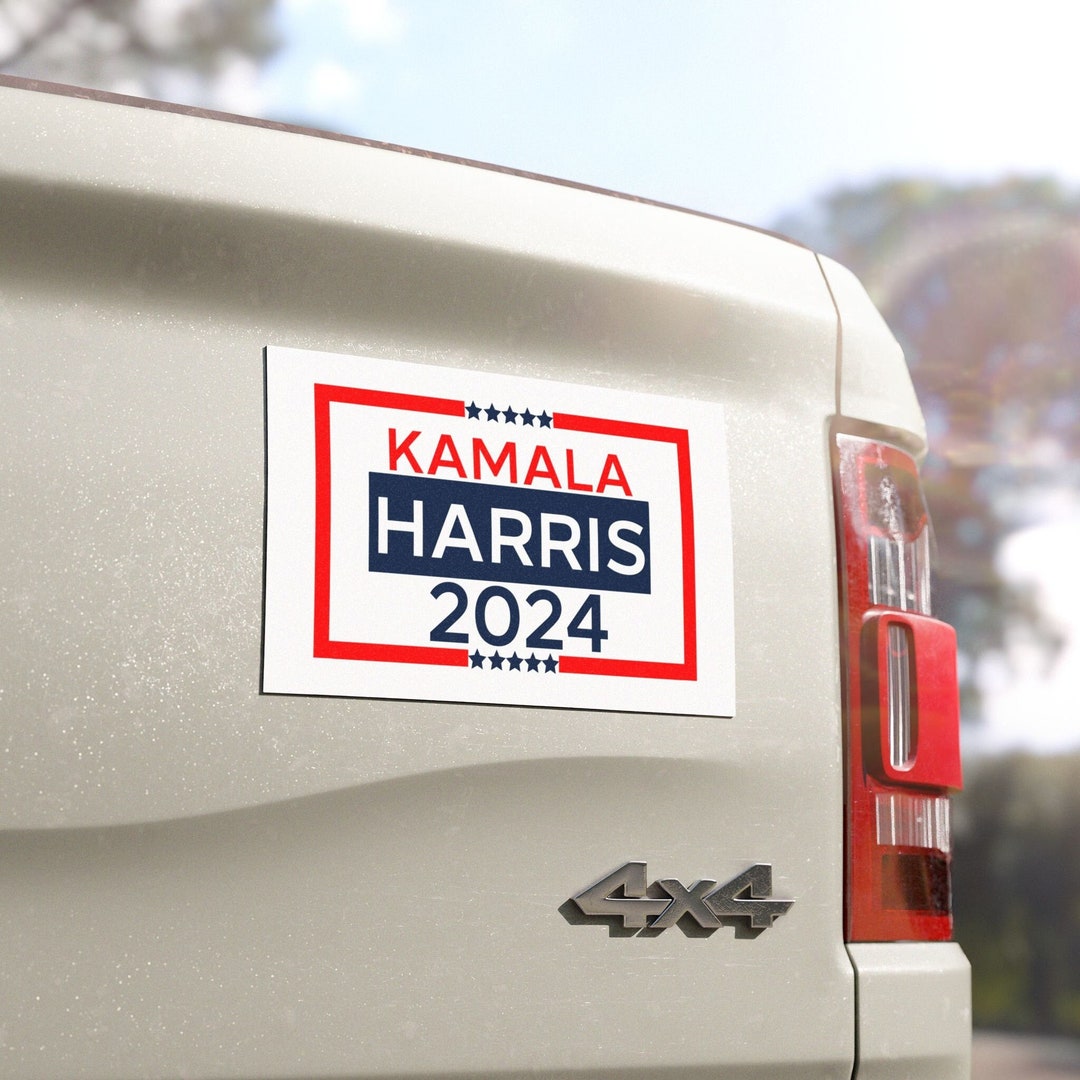 Kamala Harris Car Magnet, Bumper Sticker, Madam President 2024 for the ...