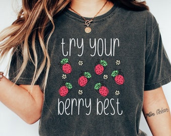 Strawberry Teacher Shirt, Strawberry Lover Teacher Tshirt, Strawberry ...
