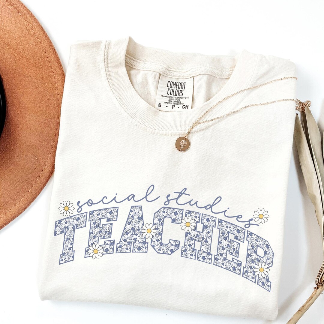 Toile Social Studies Teach Shirt, Comfort Colors History Teacher ...