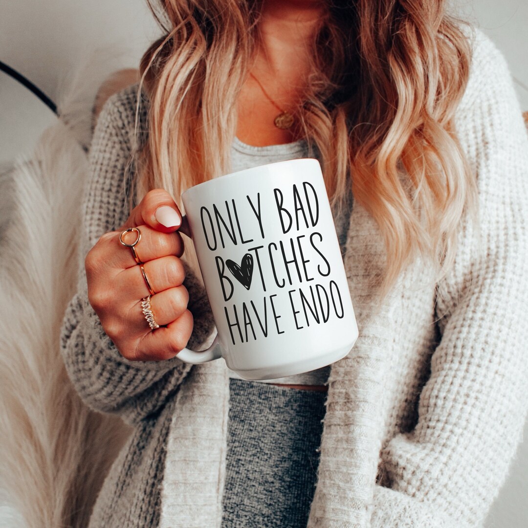 Funny Endo Warrior Coffee Cup for Best Friend Gift, My Tummy Hurts Mug ...