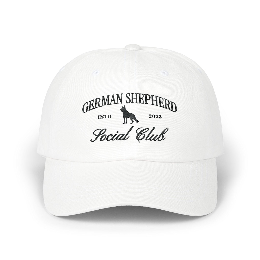 Custom Embroidered German Shepherd Hat, GSD Dog Mom Gift, Shepherd ...