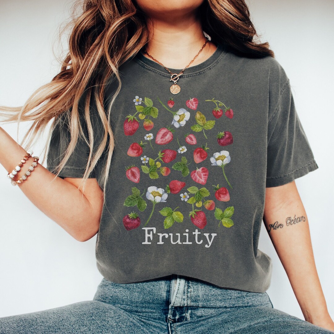 Fruity Subtle Gay LGBT Strawberry Shirt, Comfort Colors Tshirt, Subtle ...