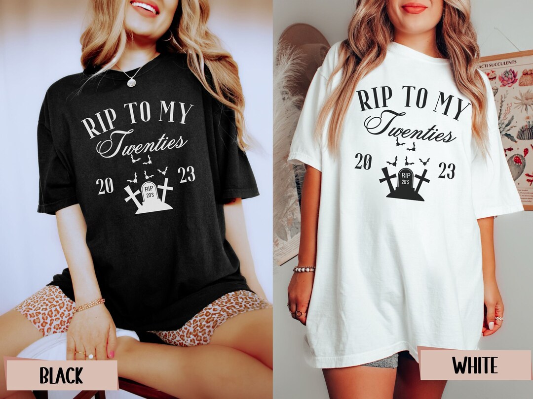 Preppy RIP 20s Comfort Color Shirt Milestone 30th Birthday Shirt Luxury ...