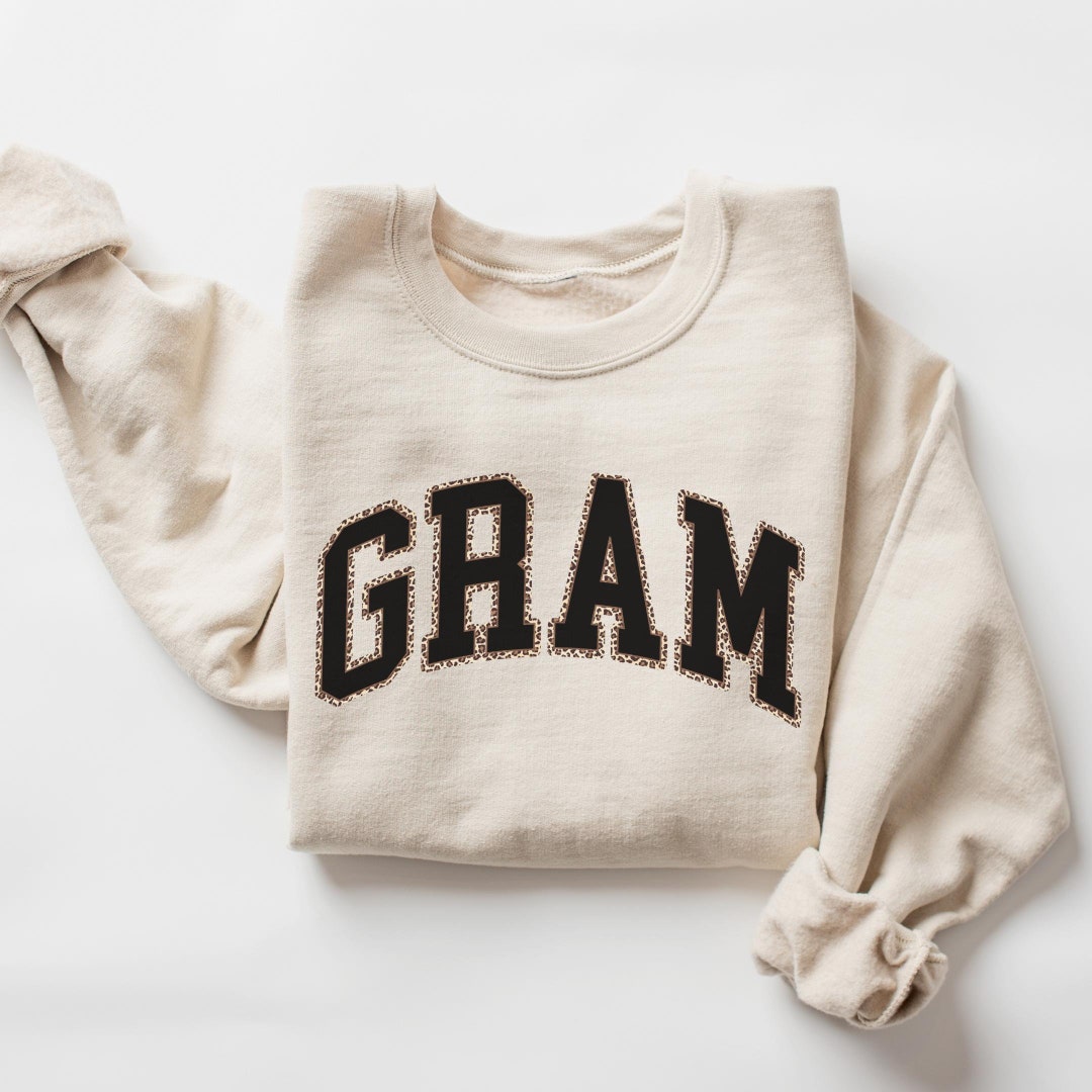 Leopard Gram Sweatshirt, Promoted to Gram Sweater, Animal Print New ...