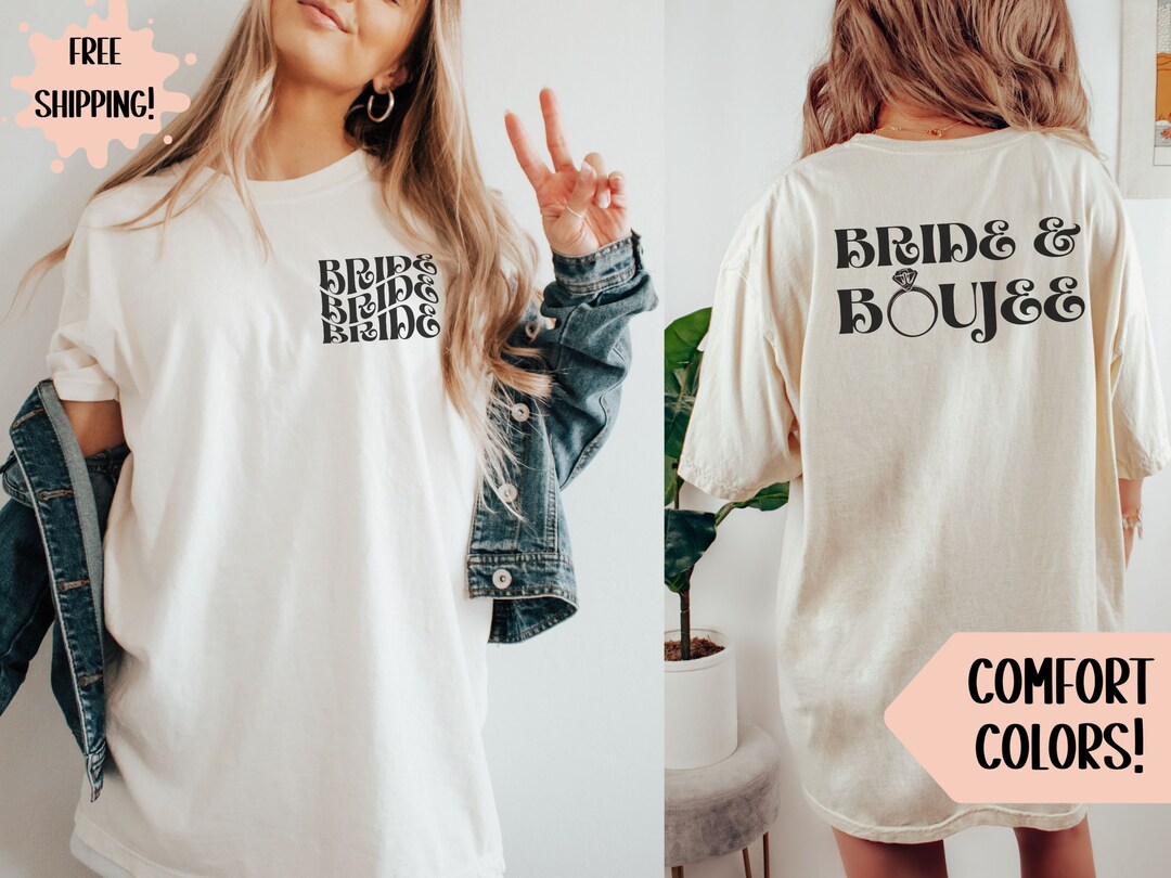 Groovy Bach and Boujee Shirt, Comfort Colors Custom Bachelorette Party ...
