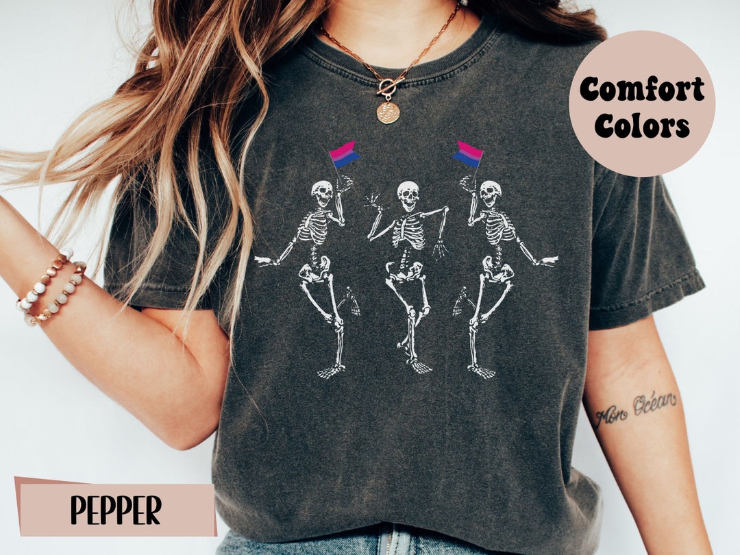Spooky Season Subtle Bi Pride Shirt Comfort Colors Tshirt - Etsy