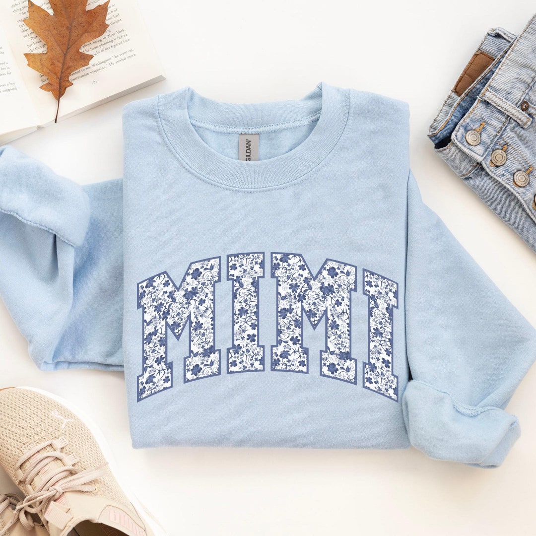 Toile Mimi Sweatshirt, Flower Grandma Crewneck, New Mimi Sweater ...