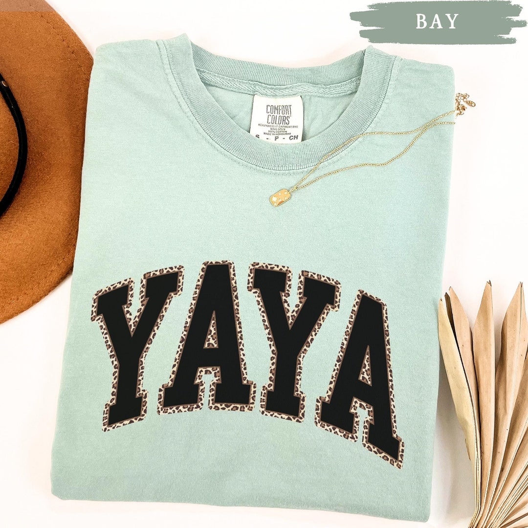 Leopard Yaya Shirt, Promoted to Yaya Comfort Colors Tee, Animal Print ...