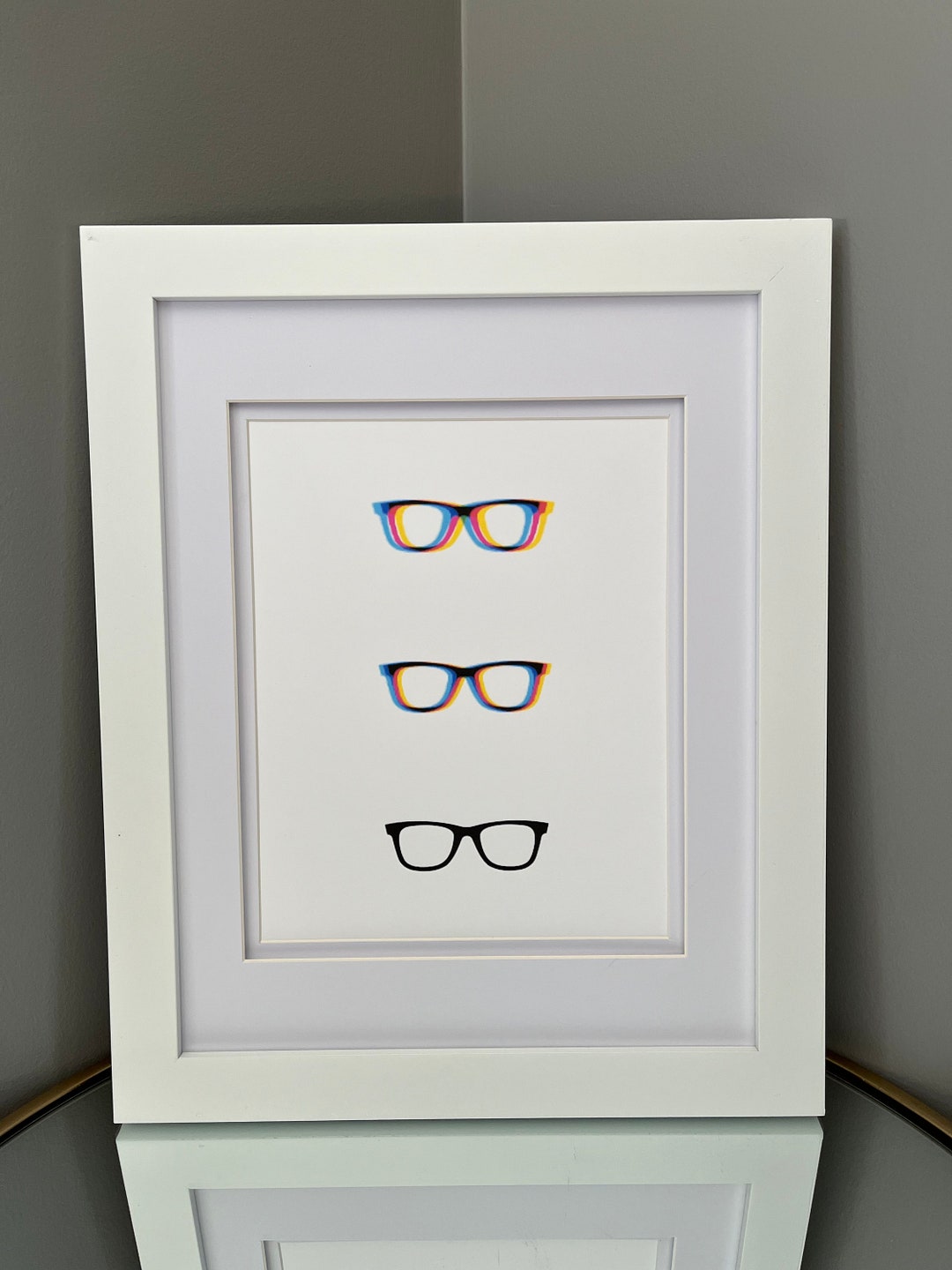Printable Eyeglasses Photo. Optometrist Office, Ophthalmologist Decor ...