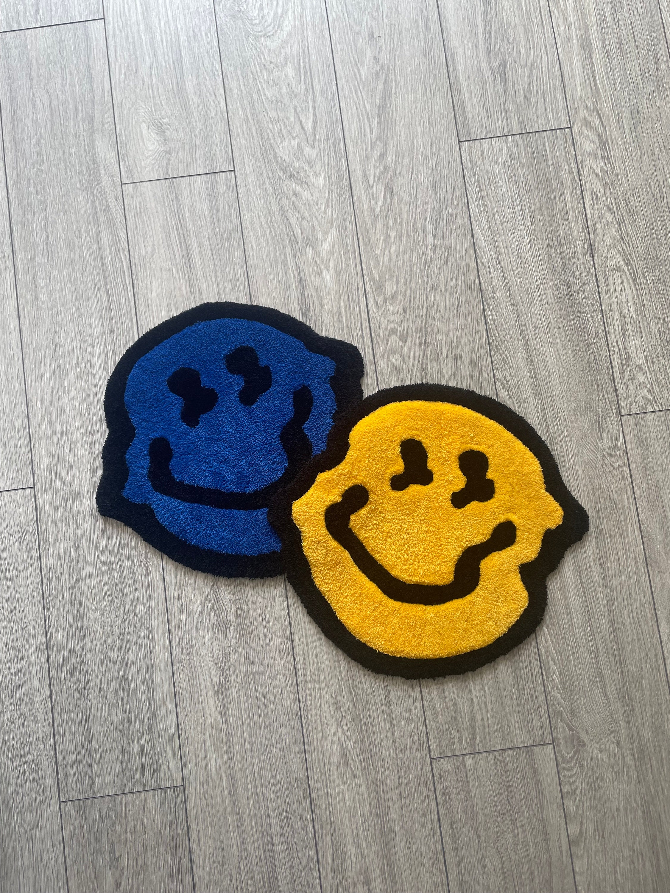 Smiley Face Rug Custom Rug Handmade Rug Tufted Rug - Etsy