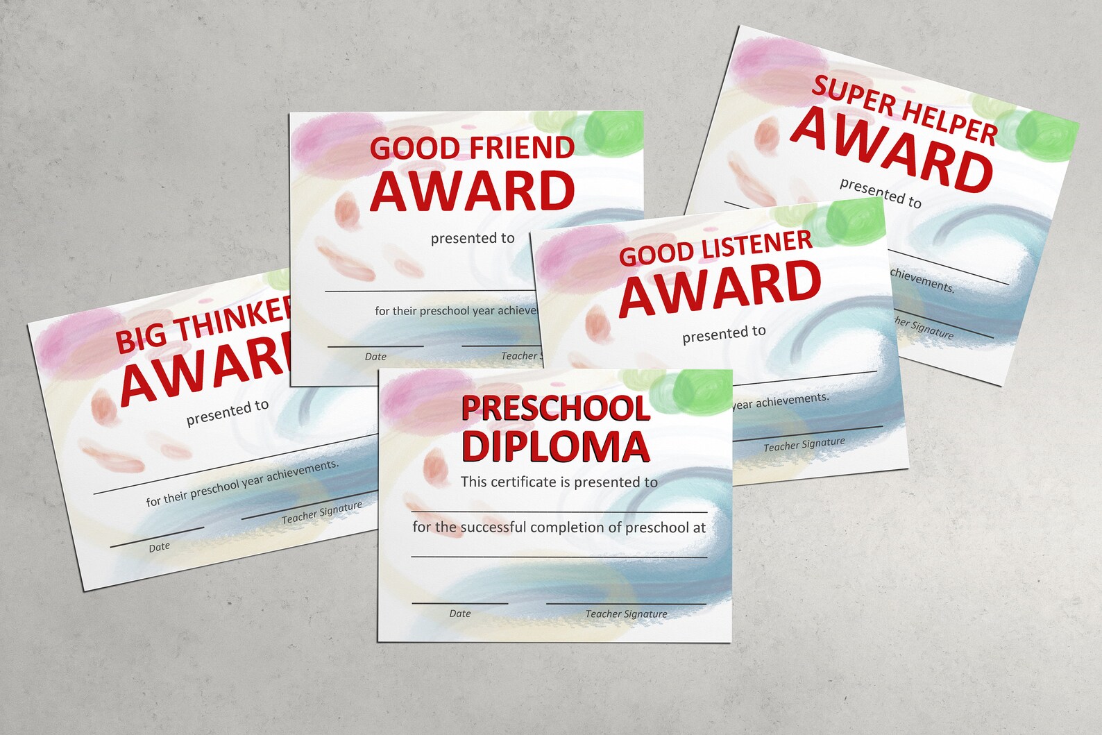 Preschool, Pre-k, Kindergarten Graduation Kit With Original Script and ...