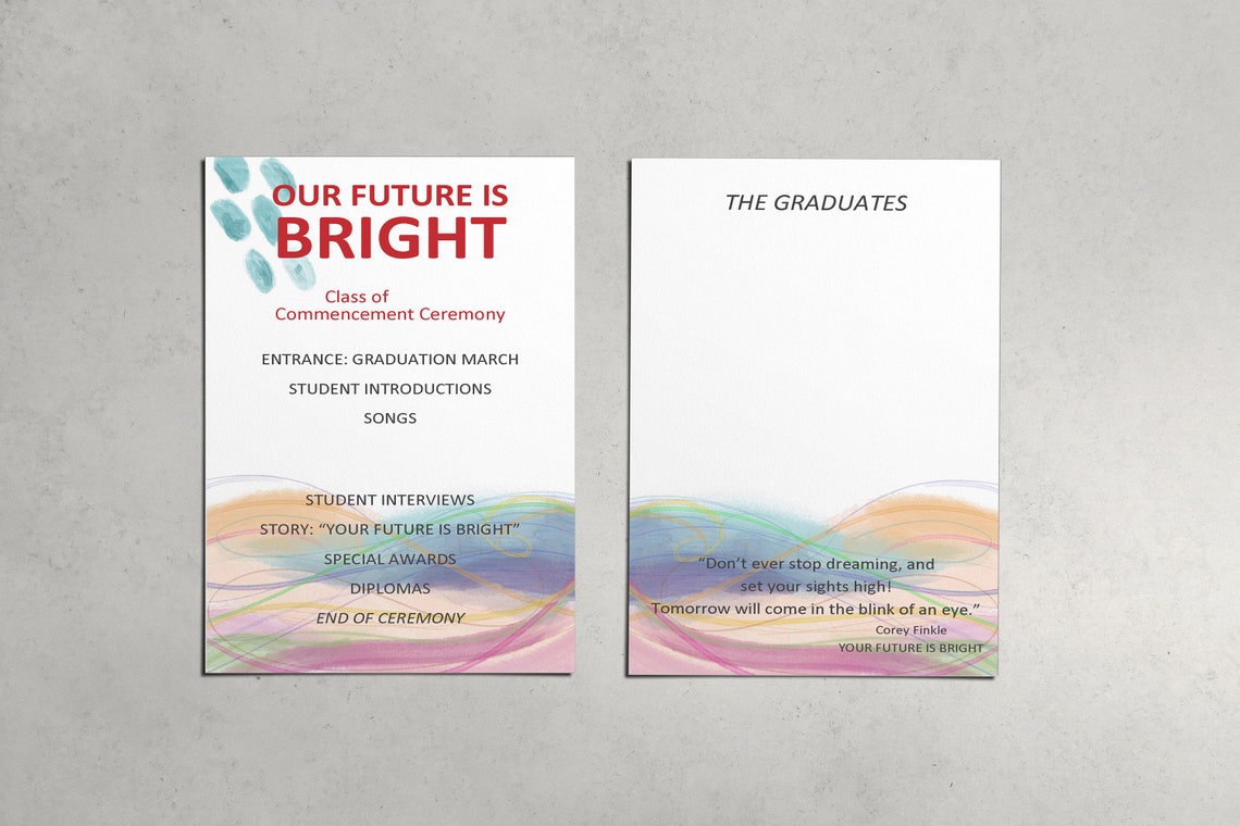 Preschool, Pre-k, Kindergarten Graduation Kit With Original Script and ...