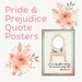 Pride & Prejudice Poster Pride and Prejudice Character Chart Jane ...