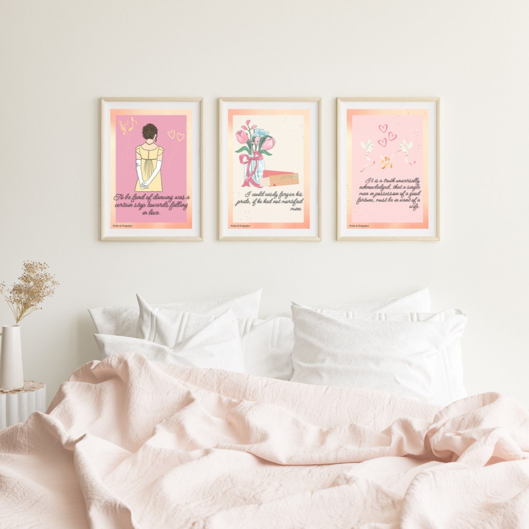 Pride & Prejudice Poster; Pride and Prejudice Character Chart; Jane ...