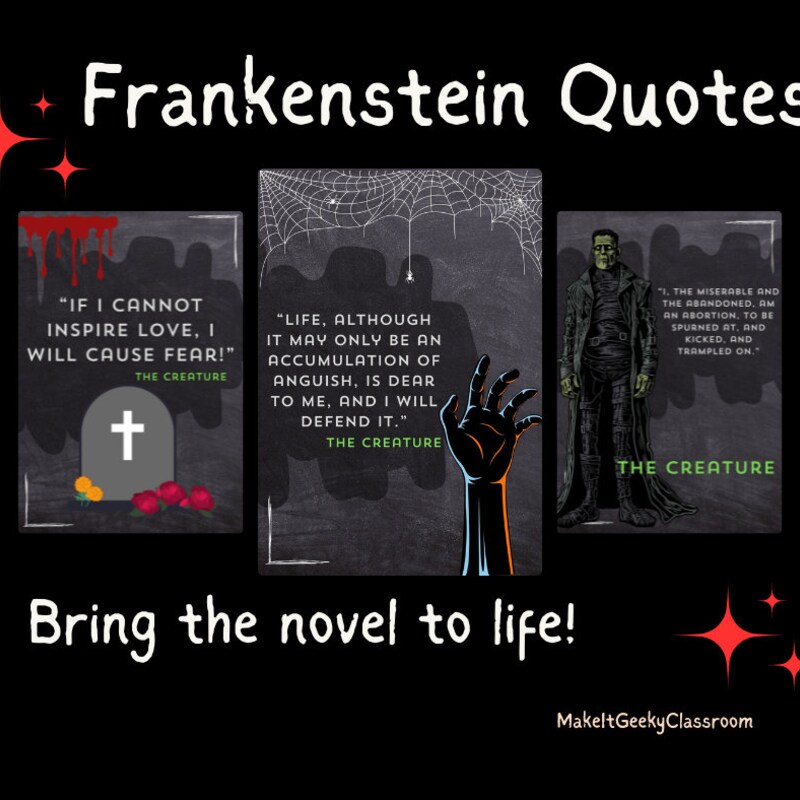 Frankenstein Posters - Etsy