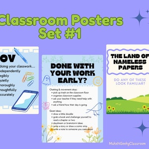 Fun Classroom Posters; Classroom Printables; Chromebook Printable ...