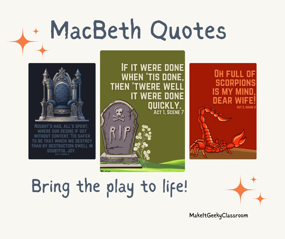 William Shakespeare's Tragedy Posters; English Teacher Classroom; Ela ...