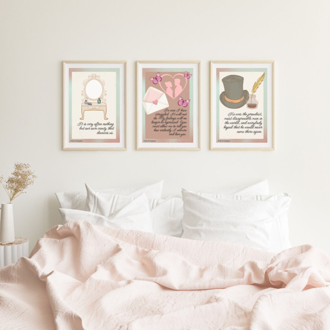 Pride & Prejudice Poster; Pride and Prejudice Character Chart; Jane ...