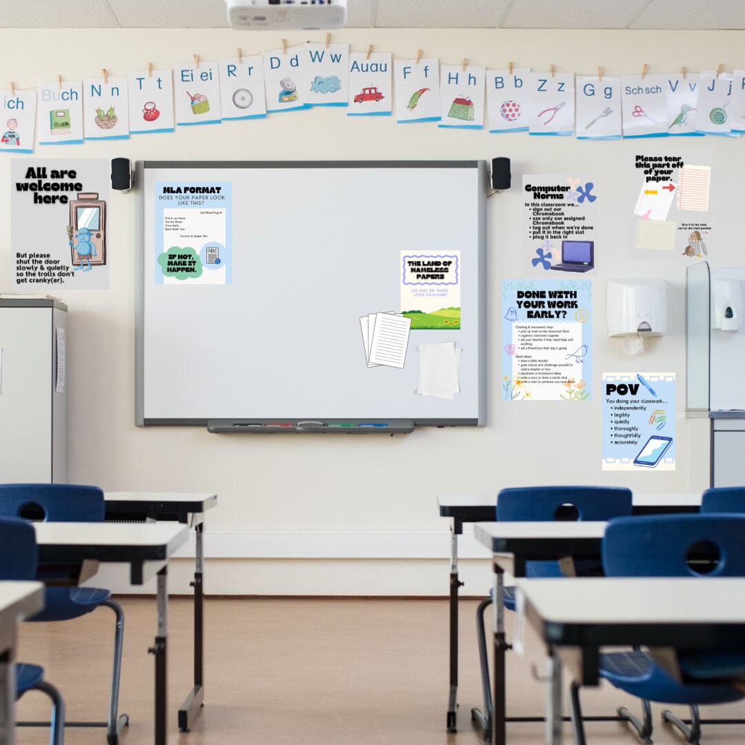 Fun Classroom Posters; Classroom Printables; Chromebook Printable ...