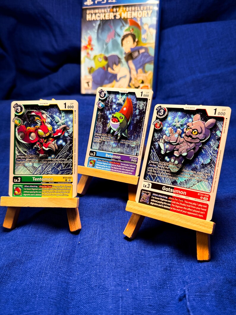 Tentomon, Betamon, & Gotsumon Shadowbox Set – Digimon Hacker’s Memory ...